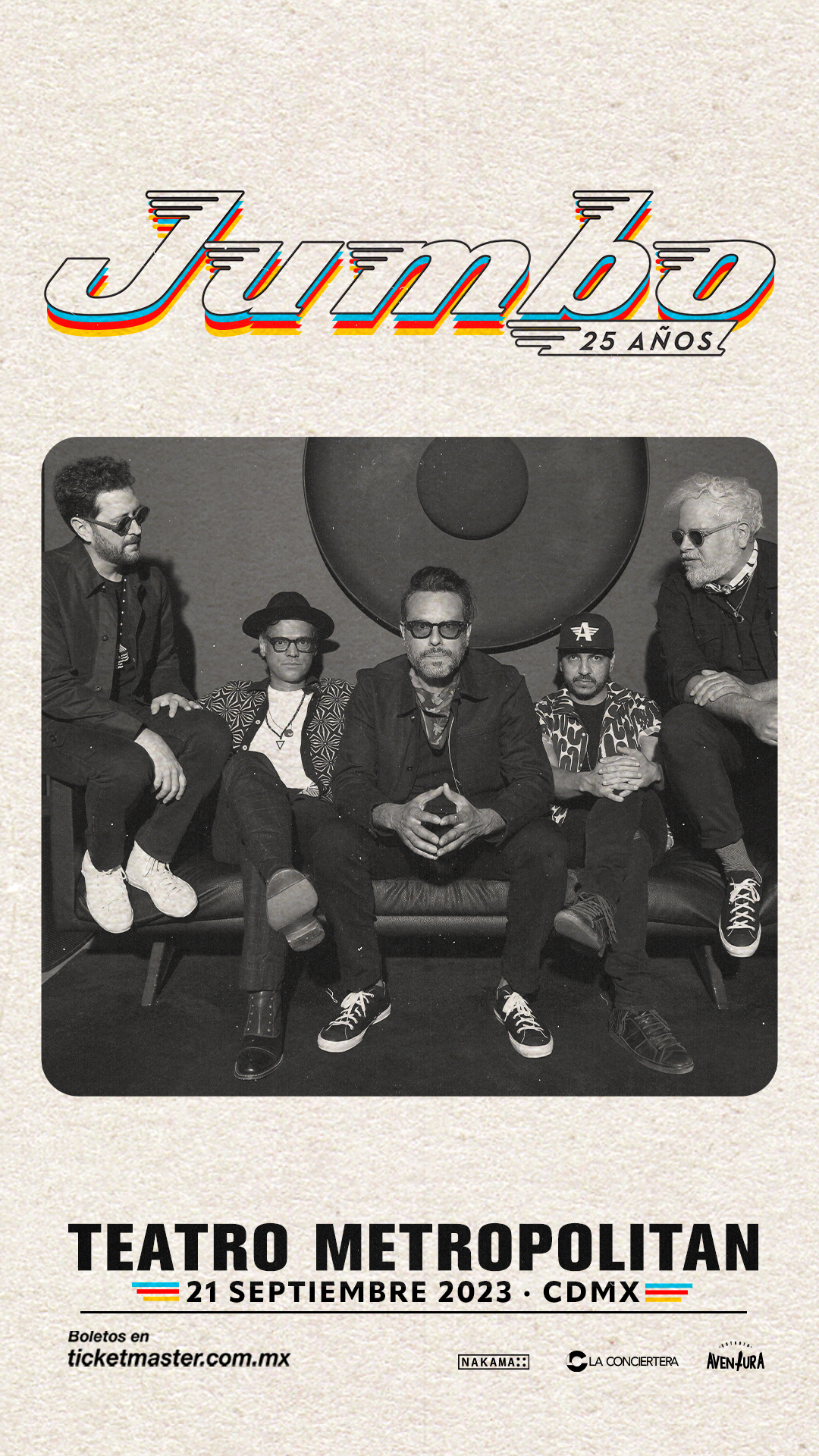 Jumbo celebrará 25 años de carrera en un concierto imperdible en el ...